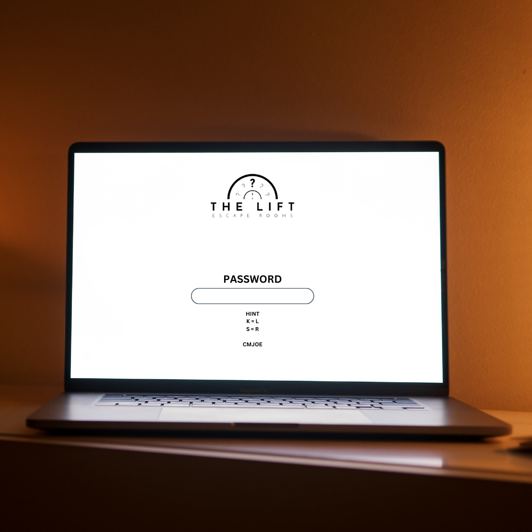 Password Brainteaser - The Lift Escape Rooms Brighton